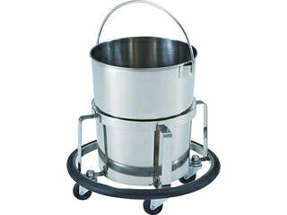 【特長】水溶液や汚物、廃棄物などを入れたバケツの移動が簡単にできます。本体の外周にゴムバンパーを付けている為、壁や機械にぶつかっても傷つけません。付属バケツ：ステンレスSUS304製【用途】研究施設、クリーンルームなど。【仕様】奥行(mm)...