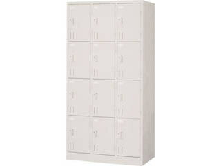 【特長】多人数の荷物の管理が簡単にできます。【仕様】タイプ：12人用間口(mm)：900色：ネオグレー奥行(mm)：515高さ(mm)：1790付属品：-1マス有効内寸(mm)間口×奥行×高さ：248×473×397鍵：シリンダー錠式鍵：シ...