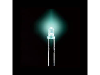 ■電圧3.2〜3.4V■LED：5個入■輝度：500〜800mcd■電流：20A■指向角度：180°■外径：3φ■抵抗：200Ω（10個入） 商品情報 カラー緑 HP26　