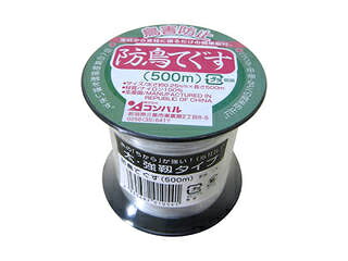 ベランダ・田・畑などの飛来防止に●ベランダ・田・畑などの飛来防止等の 一般防鳥用に。●羽への異物接触を嫌います。●支柱から支柱に張るだけの簡単取付け。■テグスの太さ：0.25mm■テグスの長さ：500m 商品情報 商品サイズ0.25mm巾×...