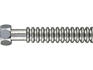 ●材質 パイプ：SUS316L ナット：黄銅 パッキン：ノンアスベスト●最高使用圧力：0.75MPa　●最小曲げ半径 798-01：39ミリ 798-02：60ミリ 798-03：75ミリ●取付ネジは管用平行ネジ　●パイプ外径19.5ミリ（...