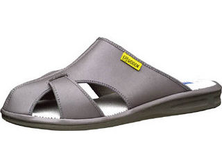 【特長】安定した静電性能で靴底から静電気を逃します。軽量で、滑りにくく、耐久性にも優れたサンダル底です。クッション性に優れたエアソール構造です。【仕様】サイズ：M色：グレー寸法(cm)：24.5〜25.0JIS T 8103 一般静電作業靴...