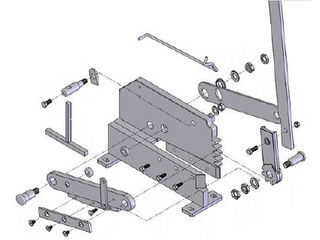 【仕様】1台当たり必要数：1適合本体：P-4品名：ハンドルレバー 商品情報 オレンジブック発注コード488-7387質量5.34(kg)原産国台湾 P4029　