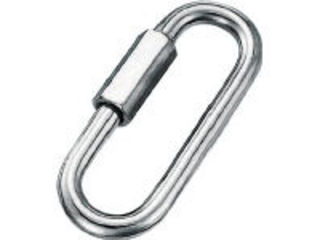 【メール便対応可5個まで】 【特長】ナットを回すだけで簡単に開閉できます。口の開きが通常のリングキャッチより広く、接続作業がしやすいタイプです。【用途】チェーン・ワイヤ・ロープなどの連結や、端末の金具のジョイントとして。【仕様】D(mm)：...