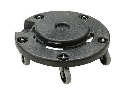 φ464×H168mm　キャスター：φ75mm×5自在　材質：ポリプロピレンラウンドコンテナ1012・1013・1014・1015に共用できます。KTL4201　