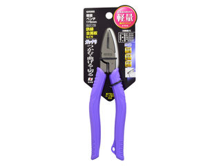 【メール便対応可1個まで】 特徴従来品の約28％軽量で疲れにくい！落下防止コード取付穴付用途電気工事金属細工針金加工付属品・セット内容切断能力：ステンレス線φ1.6mm/鉄線φ1.8mm/軟鉄線φ2.6mm/銅線φ3.6mm/より線8.0m...