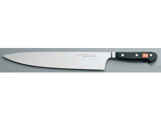 18Sg 背厚刃渡18cm 全長302mm 160g 背厚2.6mmバランス良く長時間の作業でも疲れない。背の部分を丸く加工、指にやさしい仕上げ。刃先のみ鏡面になっており最高級の仕上げ。超本刃付。砥石にのせた時にピッタリと刃全体があたり研ぎ...