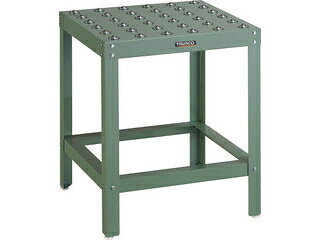 【特長】方向転換台や荷造および作業台に最適です。コンベヤラインとの組み合わせに最適です。【仕様】ピッチ(mm)：100長さ(mm)：600高さ(mm)：740幅(mm)：600使用ボールキャスター(個)：C-5-L×36ボール1個当たりの許...