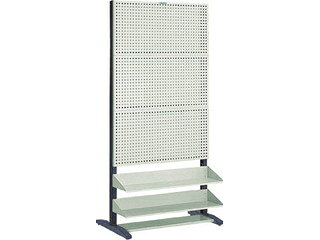 【特長】工具類の管理が一目で確認できます。【仕様】間口(mm)：900奥行(mm)：600高さ(mm)：1885最大積載量(kg/台)：100タイプ：両面組立式色：ホワイト(パネル・底板・棚板)【材質/仕上】本体:スチール【セット内容/付属...