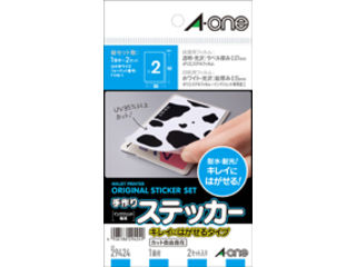 発売日：2013/3/22ステッカーを貼り替えたい時や一時的な貼付に便利な、しっかり貼れてキレイにはがせる糊を使用しています。ステッカーが自作できる！耐水性・耐光性に優れたラベルです。透明保護フィルムラベルがセットになっているので、耐久性が...