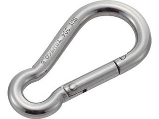 【メール便対応可2個まで】 【特長】スタンダードなスプリングフックです。【用途】チェーン・ワイヤ・ロープなどの連結や、端末の金具のジョイントに。連結金具として。【仕様】D(mm)：11L(mm)：120S(mm)：17W(mm)：60d1(...