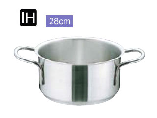 ■ 内径28cm■ 外径300×深さ110■ 容量6.7L■ 重量2.41kg■ 板厚 0.8■ 底径273ASTH905　