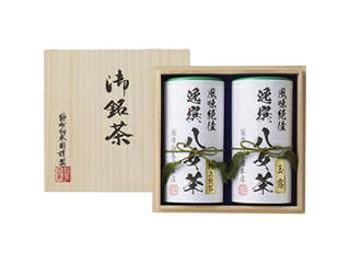 L2130086●品種名:日本茶●材質:茶筒:スチール缶●セット内容:八女玉露(100g)・八女特上煎茶(120g)×各1●賞味期間:常温1年B8165530　
