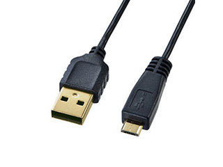 KU-SLAMCB20KX5USB Aコネクタのパソコンと、マイクロUSBコネクタ(マイクロB)を持つ携帯電話・USB機器を接続●取り回しやすい極細ケーブル ケーブル外径2.5mmの細径ケーブルとコンパクトコネクタを採用し、ケーブルの取り回...