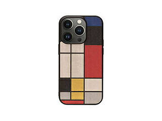 I23635i14PMan&Wood(マンアンドウッド)の「天然木ケース Mondrian Wood 」は、こだわりの天然木から作られたナチュラルなケースです。●モンドリアンウッドモンドリアンの絵画で有名な幾何学パターンとビビッドカラーを天...