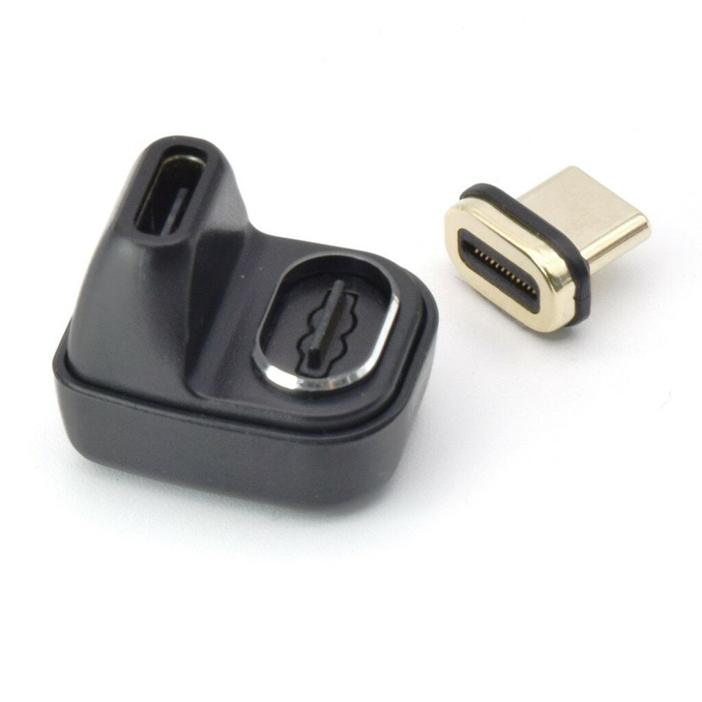 マグネットで簡単に脱着が可能なUSB4対応のTYPE-C変換コネクタです。最大40Gbpsの高速なデータ転送が可能です。最大100WまでのUSB PD充電に対応しております。DisplayPortAltモードに対応した機器同士の接続で最大8...