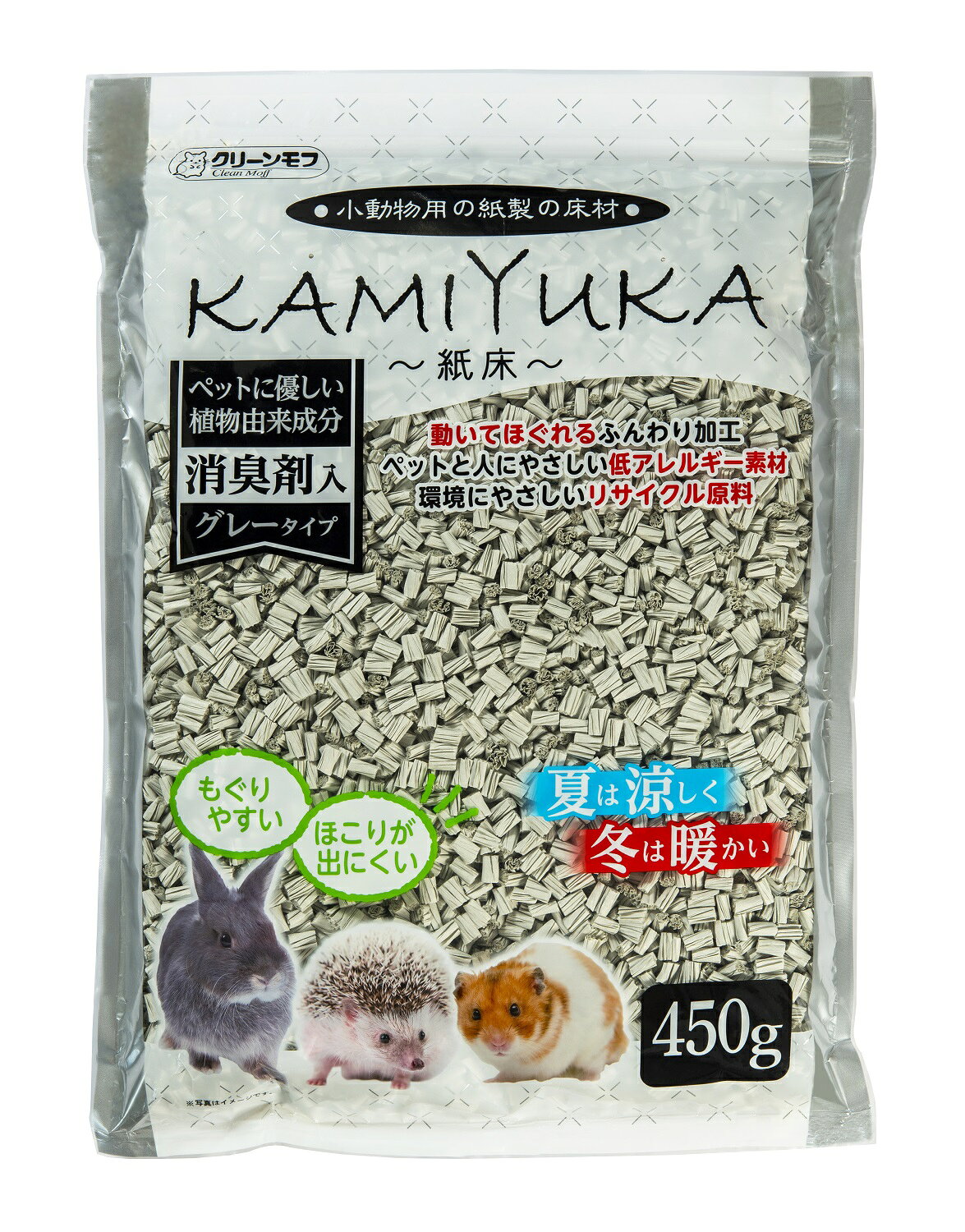 ・小動物の快適な生活空間を創る紙製の床材。・ほぐしやすくもぐりやすいふんわり加工。・夏は涼しく、冬は暖かい快適空間。・人にもペットにも優しい、低アレルギー素材。・ペットに優しい消臭剤入り。 商品情報 材質再生紙、消臭剤原産国または製造地日本...