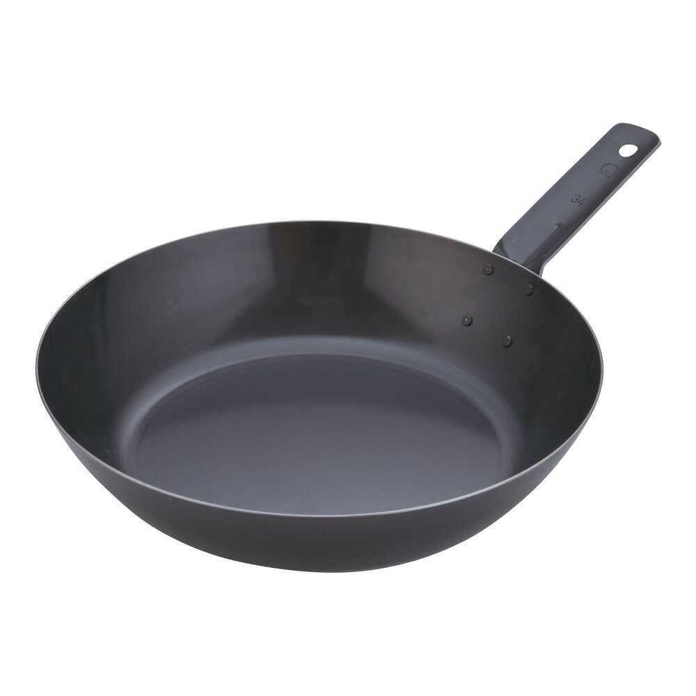 34cm 柄長200 2.10kg 底径235mm 板厚：2.3/※IH対応AHL94034　
