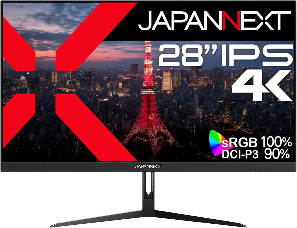 発売日：2024年11月上旬■28インチのIPSパネルを搭載し、4K(3840x2160)解像度に対応した液晶モニターです。フルHD(1920x1080)の4倍の高解像度は複数のウィンドウの同時表示を可能にし、圧倒的な高生産性を実現します■...