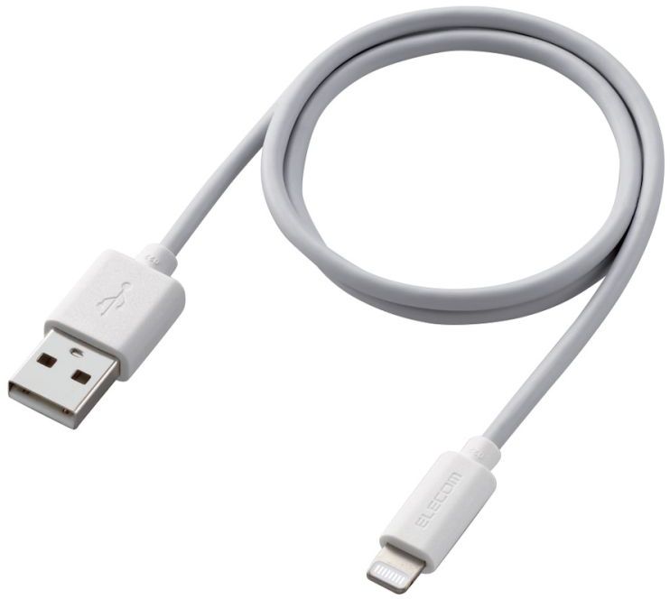 Lightningコネクタ搭載のiPhone/iPod/iPadの充電・データ通信ができる！LightningコネクタとパソコンやAC充電器のUSBポートを接続して充電・データ通信ができるUSBケーブル。※iPadはパソコンからは充電出来ま...