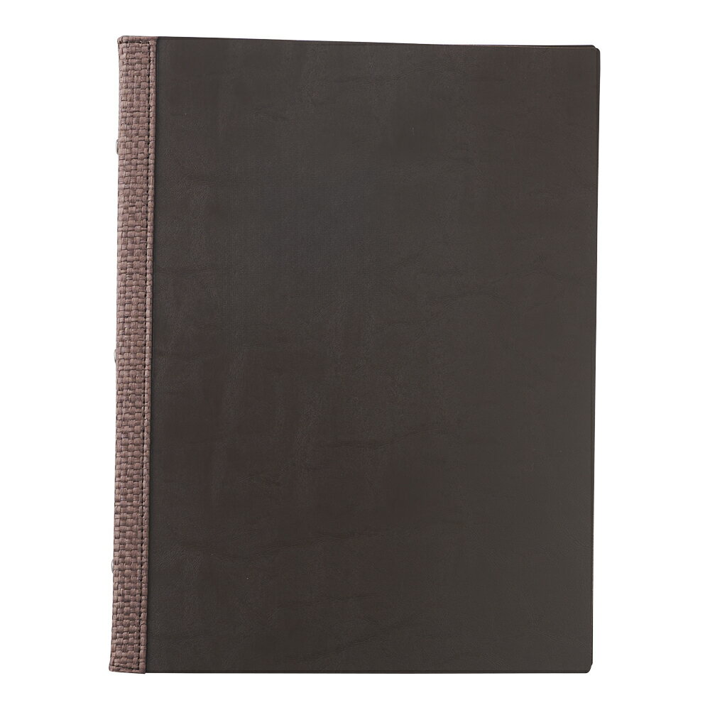 ●メーカー品番：スリム-B・LUP●カラー：茶●幅×高さ×厚み(mm)：242×315×19●用紙サイズ：A4●ページ仕様：ビニール付8ページ●Slim-B●ページの増減が容易なバインダー式！●ビニール-67●スリムバインダー式●12枚24...