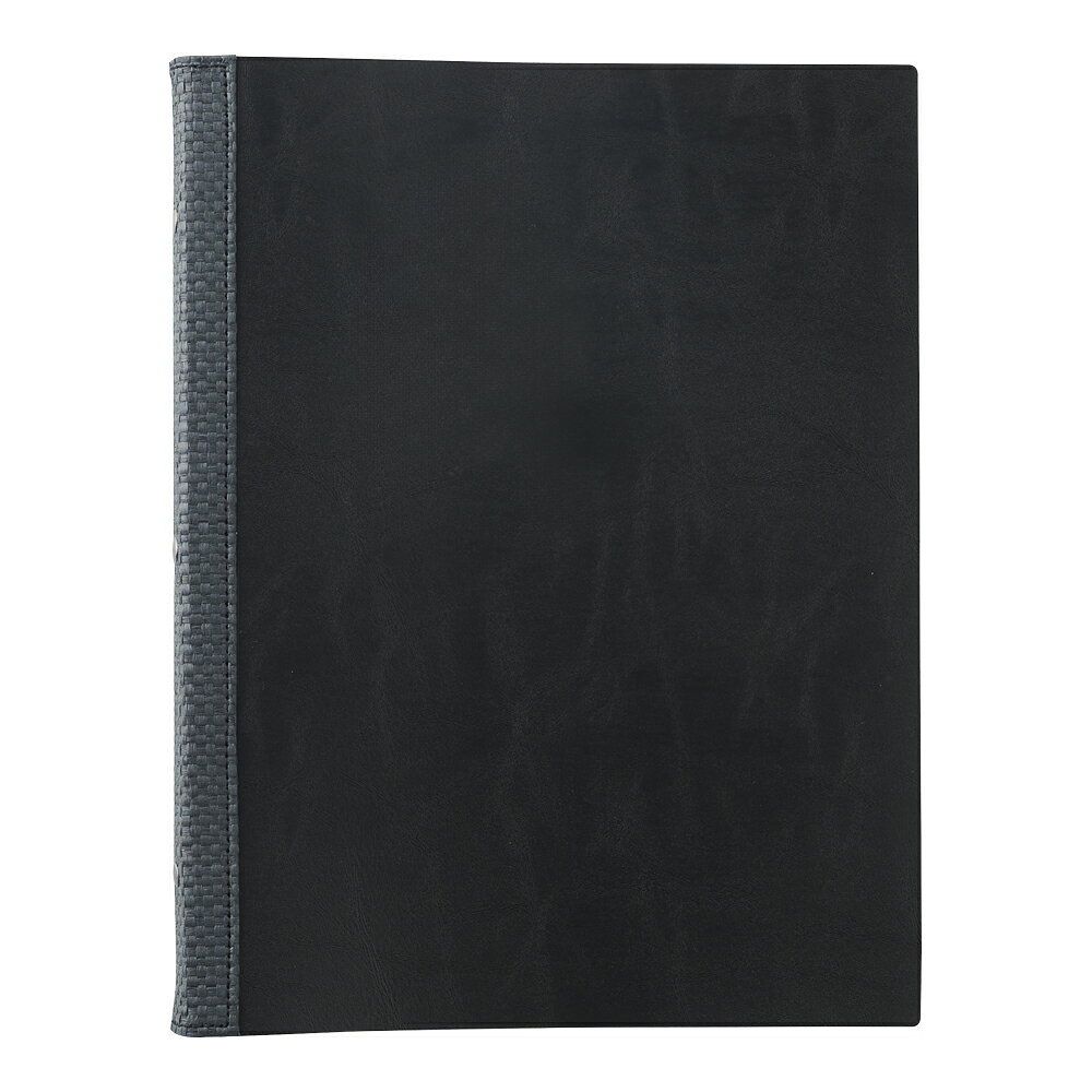 ●メーカー品番：スリム-B・LUP●カラー：黒●幅×高さ×厚み(mm)：242×315×19●用紙サイズ：A4●ページ仕様：ビニール付8ページ●Slim-B●ページの増減が容易なバインダー式！●ビニール-67●スリムバインダー式●12枚24...