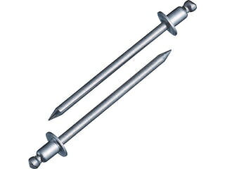 【特長】必要な仕事に無駄なく使える少量サイズです。片側から複数の母材をワン・アクションで締結できますので作業の省力化や生産性の向上に貢献します。【用途】厨房機器、業務用冷蔵庫など。【仕様】かしめ板厚(mm)：1.0〜3.2リベット長(mm)...