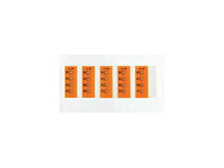 【メール便対応可1個まで】 【特長】色の変化で1Pa〜常圧下の温度検知ができます。一度変色すると、元の色に戻らない不可逆性示温材です。ラベルからのアウトガスを抑えるために、構成材料にローアウトガスを使用しています。【用途】エッチング、真空蒸...