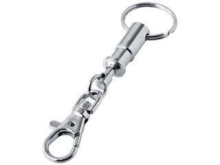 【メール便対応可10個まで】 特長キーホルダーとしてご使用ください。仕様表面処理：ニッケル全長：約104mm 商品情報 材質鉄パッケージサイズ(縦×横×高さ)130×115×20(mm)パッケージ重量26(g) NO9　