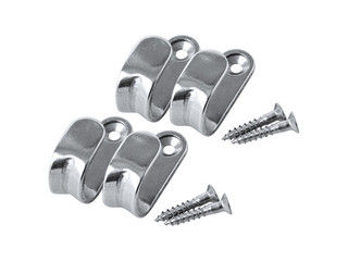 特長丈夫でサビに強い。仕様入り数：2個外寸：全長22mm×幅7mm　板厚1.5mm 商品情報 材質ステンレスSUS304パッケージサイズ(縦×横×高さ)60×45×10(mm)パッケージ重量8(g) B2400YFA1　