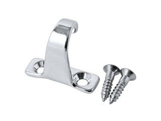 特長丈夫でサビに強い。仕様入り数：1個参考使用荷重：10kgf外寸：全長27mm×幅29mm×奥行17mm　板厚2.5mm 商品情報 材質ステンレスSUS304パッケージサイズ(縦×横×高さ)60×45×10(mm)パッケージ重量12(g)...