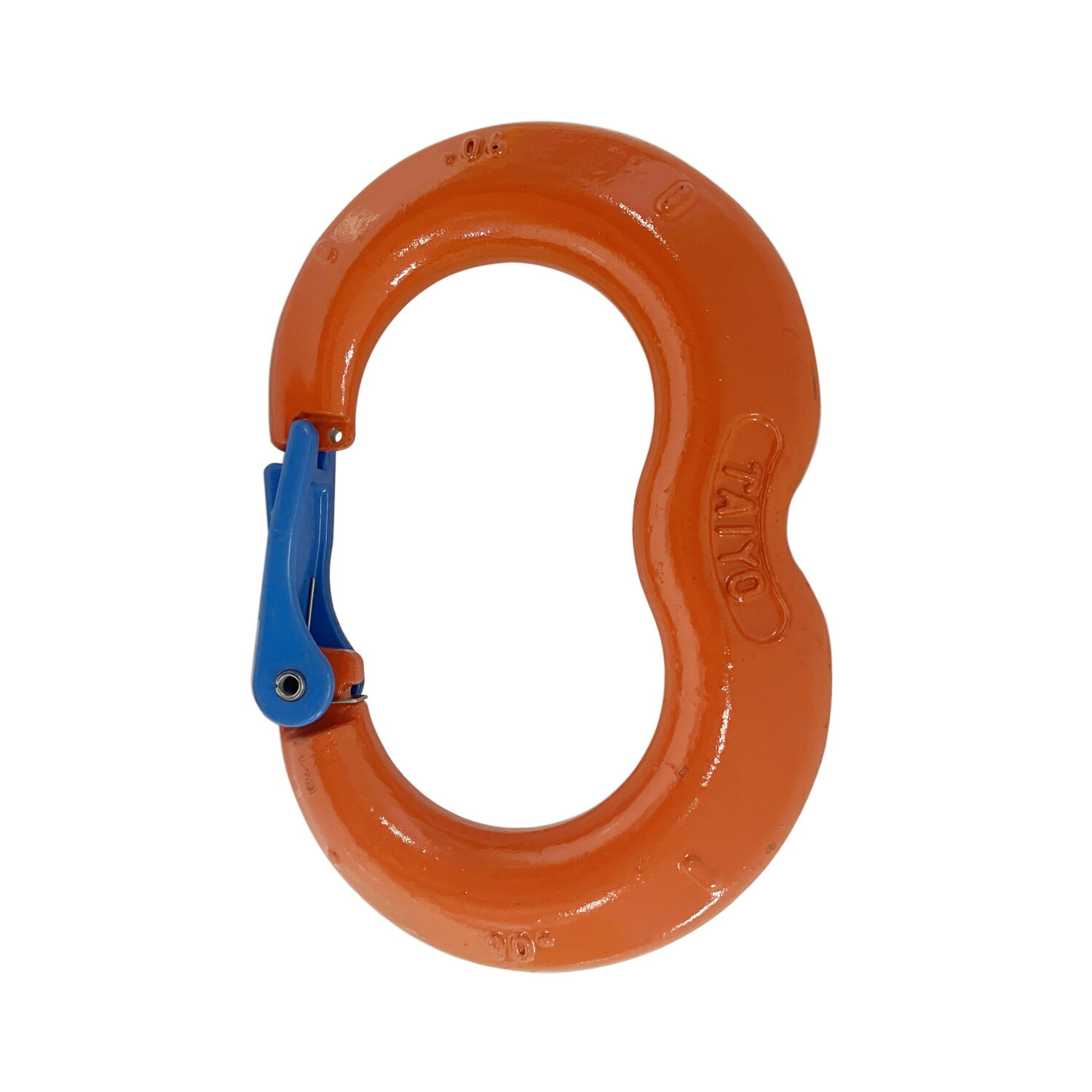フレキシブルリンク スリング脱着式 1.25t オレンジ/ブルー FXL-1.25●用途：玉掛け作業の際に●外寸（約）：D162×W108×H22mm●重量（約）：1030g●口開きサイズ：35mm●使用荷重：1.25t●形状：変形楕円（斜...