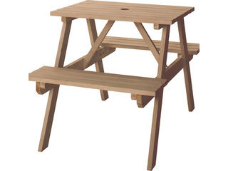■サイズ：W75×D120×H75.5×SH45cm ■商品重量：12.8kg■素材・材質：天然木(杉) 水性ラッカー塗装■原産地：中国 ODS91LBR　
