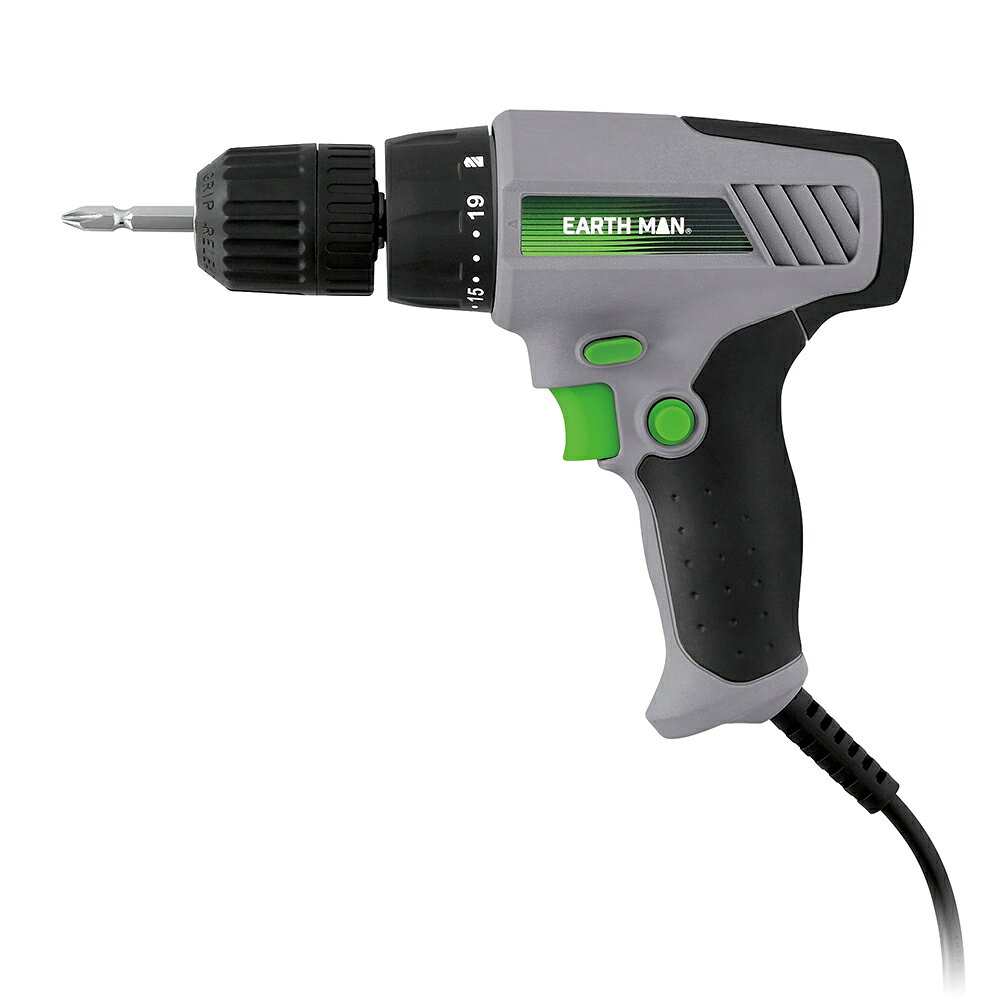 木工:φ10mm/鉄工:φ6mm※数値は目安です。使用状況・条件により異なります。6.35mm六角軸両頭ビット(+No.2×65mm)×1ねじ締め・ゆるめに。両頭なので片方が摩耗してももう一方で使用可能です。【無段変速】引き金を引く強さで、...