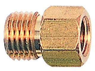 仕様ミニコンプレッサーのアクセサリーG1/4（PF1/4）凸-G1/8（PF1/8）凹（パッキン付）E1337　