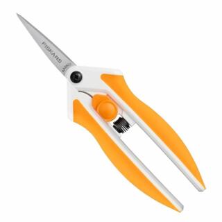 Fiskars　バネばさみ　1組 毛足の長いファー生地をカットするのにおすすめ ステンレススチール刃 小回りが利いて手が疲れない ソフトグリップタイプ プロにおすすめ Fiskarsのバネばさみは、毛足の長いファー生地をカットする際におすす...