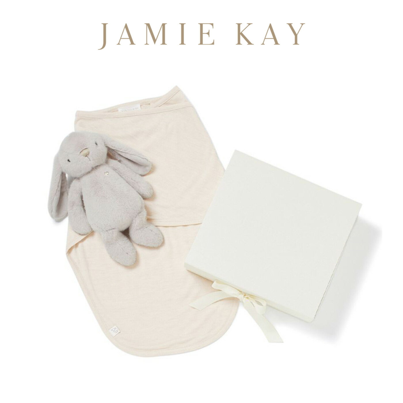 JAMIE KAY(ジェイミーケイ) ラッピング済み MERINO KIDSプレミアムギフト2点セット ＜おくるみ&Penelope30cm＞ jblg259039 ギフトBOX BABY 赤ちゃん セレクトショップムー 【商品キーワード】...