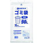 ●お求めやすい10枚入のゴミ袋です。●容量(L)：90●縦(mm)：1000●横(mm)：900●厚さ(mm)：0.035●色：透明●規格：90L●厚：0．035mm●手触り：ツルツルタイプ●ゴミ袋●低密度ポリエチレン