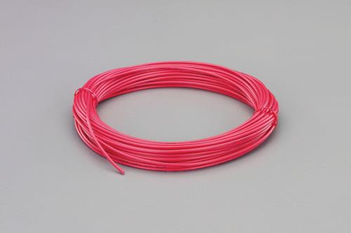 ●定格容量…300V(0.5mm2×1心)●仕上外径…2.5mm●定格温度…60℃●材質…素線：銅、被覆：ビニール●色…赤●長さ…20m●撚線●300V以下の器具内配線、及び制御盤内のリレー配線などに適しています。●耐水、可とう性、　加工性...