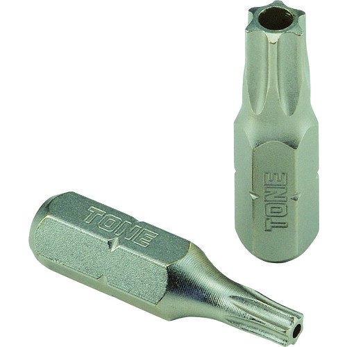 ●差込角6.35mmのT型トルクス［［R下］］ビット(いじり防止タイプ)です。●全長(mm)：25●セット内容：BT-T6H×3個●先端規格：T6●構造用鋼