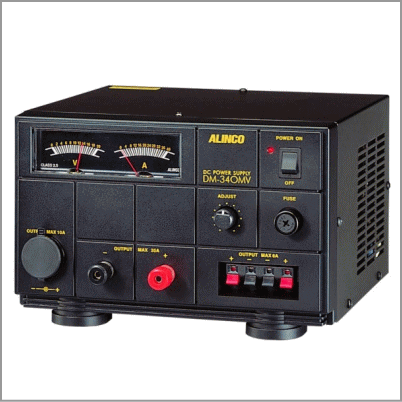 Max 35A　安定化電源器　DM-340MV 保護対策は万全、ノイズが出にくいリニア（トランス）方式の電源です。 【製品特長】━━━━━━━━━━━━ ツインメーター採用、温度制御式ファン搭載。 シガープラグと2系統のスナップ端子で車載モ...