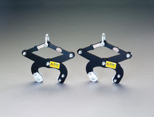 ≫ 商品詳細 ≪●使用荷重…0.5t(2台使用時)●クランプ範囲…40〜150mm●全長…470mm●重量…6kg(1台)●U字溝・ベンチフリューム・桝・石材等の吊上げに最適です。※画像は代表イメージです。