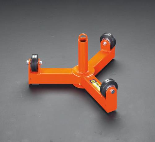 ≫ 商品詳細 ≪●サイズ…φ480×250(H)mm●ゴム車輪径…75mm●耐荷重…300kg●スチール製フレーム●固定用ロープ付●軸径…42.7mm●最大使用ドラム径…750mm●重量…5.5kg●ドラム固定幅…調整不可※画像は代表イメー...