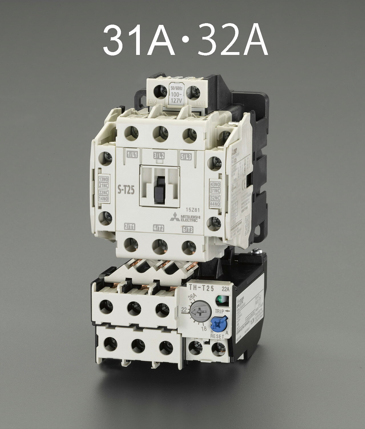 ≫ 商品詳細 ≪●メーカー…三菱電機●型番…MSO-T25●交流操作型●補助接点…2a2b●DINレール取付●サイズ…63×82×128(H)mm●モーター容量…200〜220V 5.5kW●コイル電圧…200V●標準形※画像は代表イメージです。