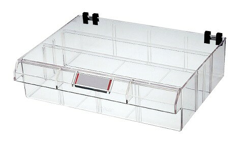 ≫ 商品詳細 ≪ 【仕様】 ●セット内容(付属品)：ボックスヨコ仕切2枚付 ●内寸：W271×D189×H71mm ●カラー：透明 ●材質：PS：ポリスチレン樹脂 ●メーカーコード：145196 ●サカエカタログ掲載ページ：553P ※画像...