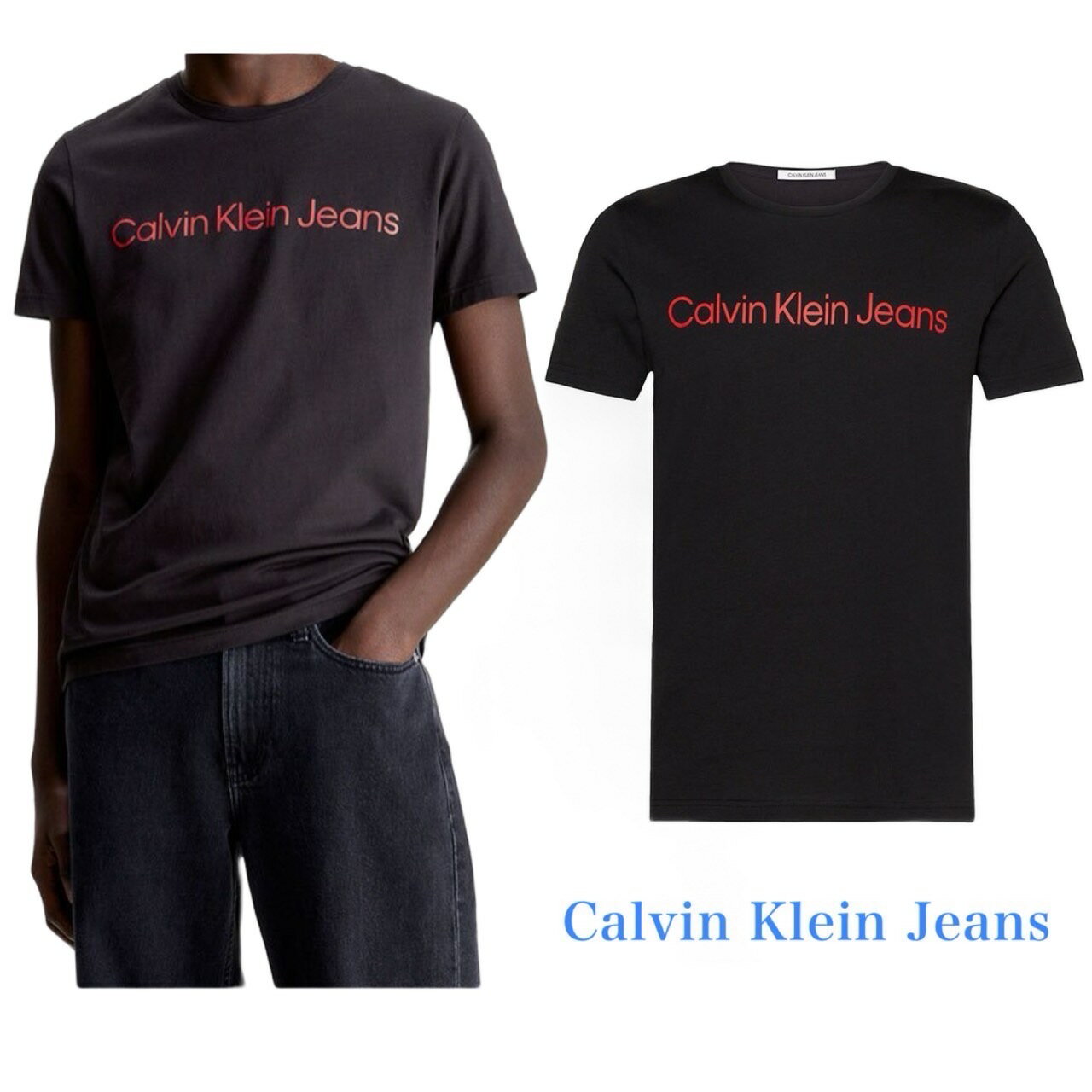 Calvin klein jeans カルバンクライン ジーンズ メンズ Tシャツ Core Institutional Logo ロゴ 正規品 人気ブランド Calvin Klein 大人気ブランド 【Calvin Klein Jeans...