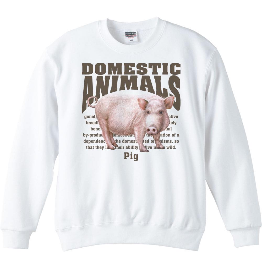 家畜や家禽などの産業動物のシリーズです。ぶた。　