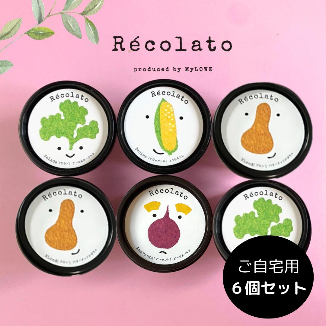 野菜 ジェラート 6個セット 無添加 低糖質 濃厚 ナチュラル 自然 アイスクリーム mylowe Récolato 日時指定 誕生日 プレゼント お取り寄せ こども おやつ スイーツ 体に優しい 自宅用 内祝い 出産祝い 退職祝い 秋 ギ...