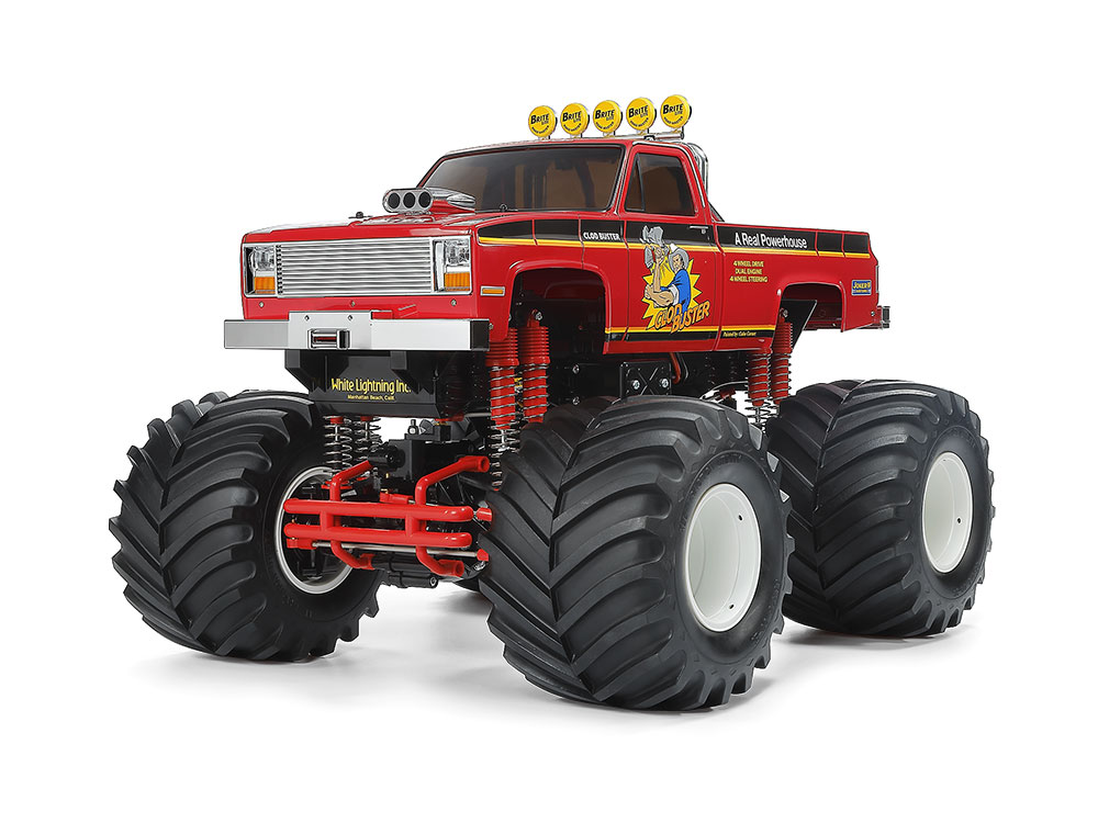 ★ビッグモンスターRC、クラッドバスターが帰ってきました。★ツインモーター・フルタイム4WDの駆動系と直径165mmの大径タイヤが醸し出す圧倒的な迫力が魅力。★リアルな樹脂製ボディはフロントグリルやスーパーチャージャーなどにメッキパーツを使...