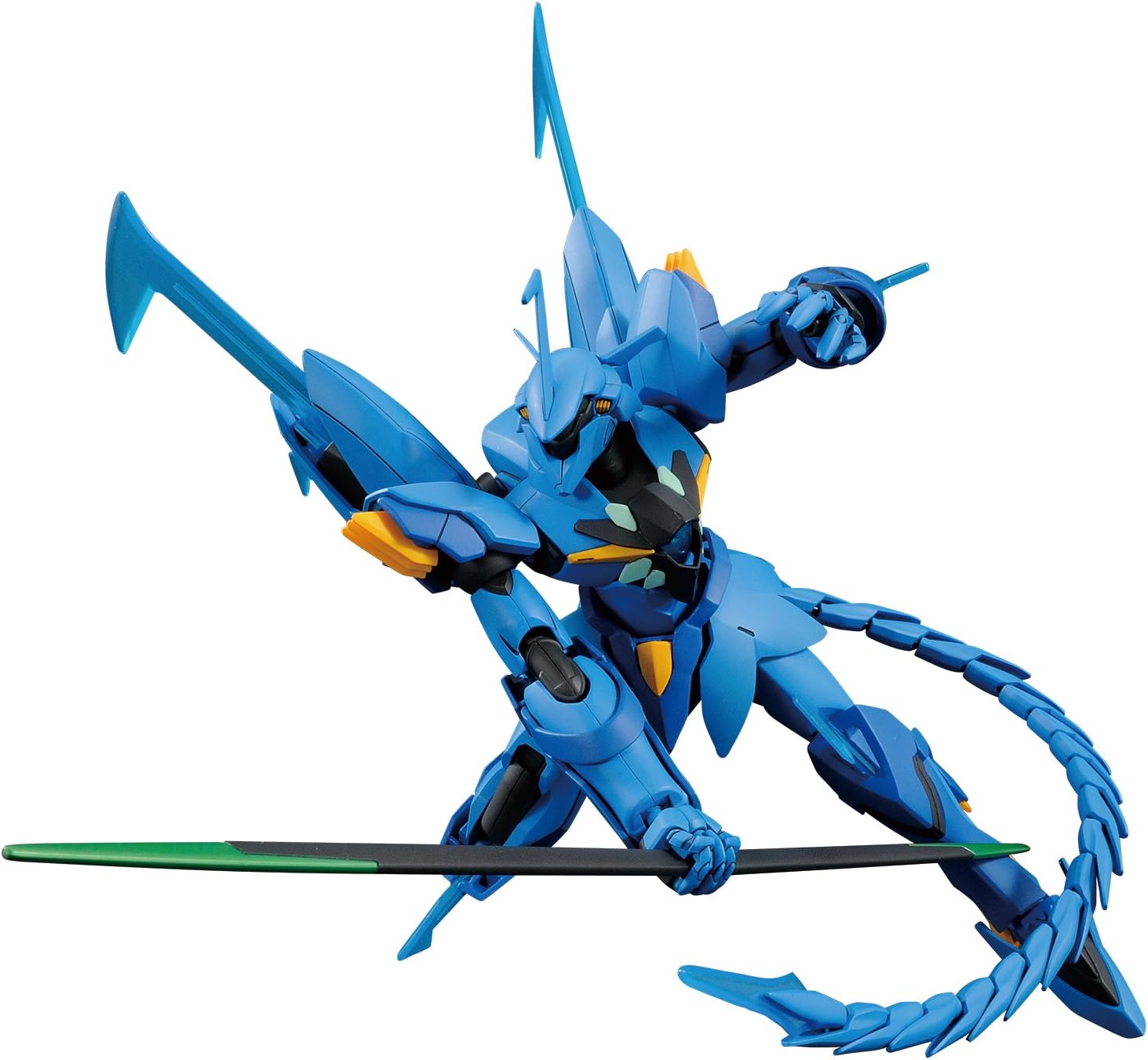 『機動戦士ガンダムAGE』に登場するギラーガが真っ青なカラーでダイバーズに出撃。 長い尻尾を持ったライバルガンプラが登場。 ■ベースとなったガンプラ「HG 1/144ギラーガ」のものより約3倍の数の節を採用した尻尾は取り外して鞭の様に使用す...